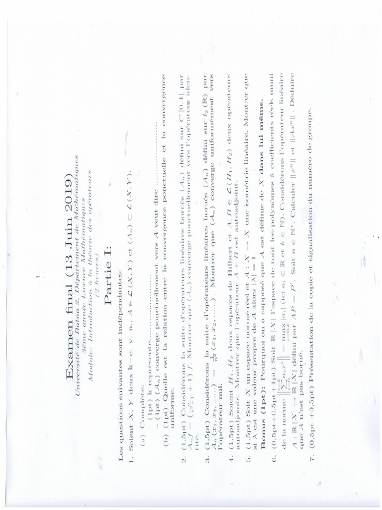 Exam Corrig Theo Oper 18 19 | PDF