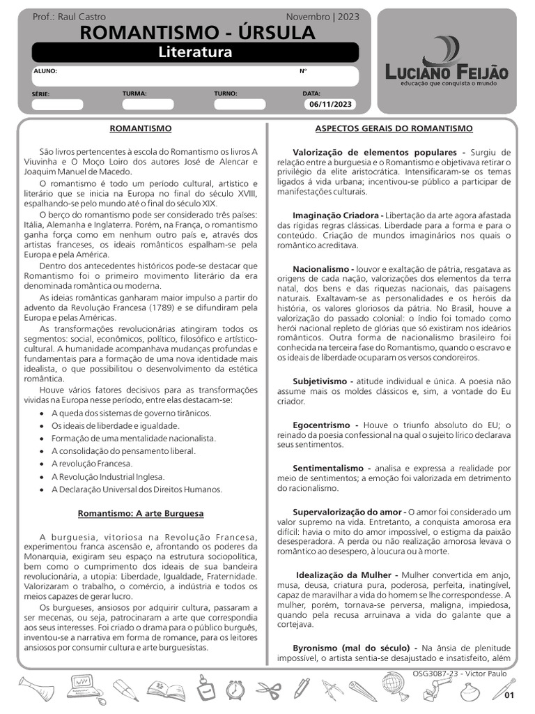 OSG3087-19 - Resumo Da Obra - Úrsula - 06-10-2023 | PDF