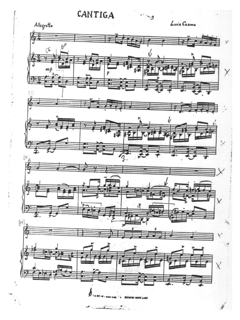 Luiz Cosme - Cantiga | PDF