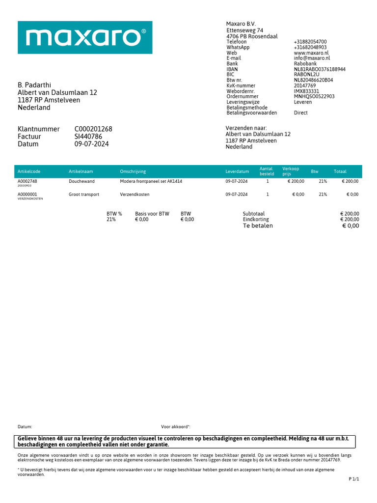 Maxaro Product Replacement | PDF
