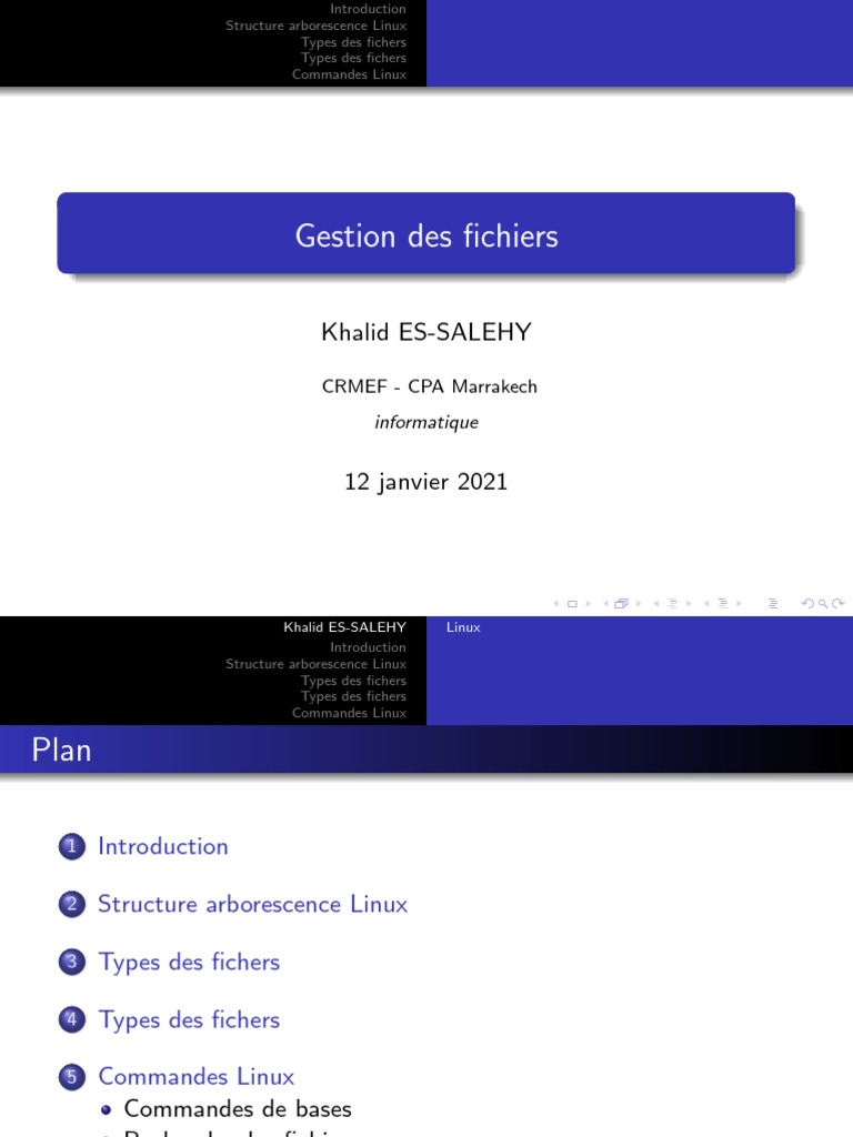 Commandes Base Linux | PDF