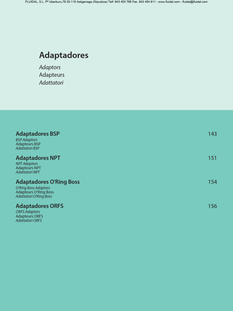 Adaptadores Inox | PDF