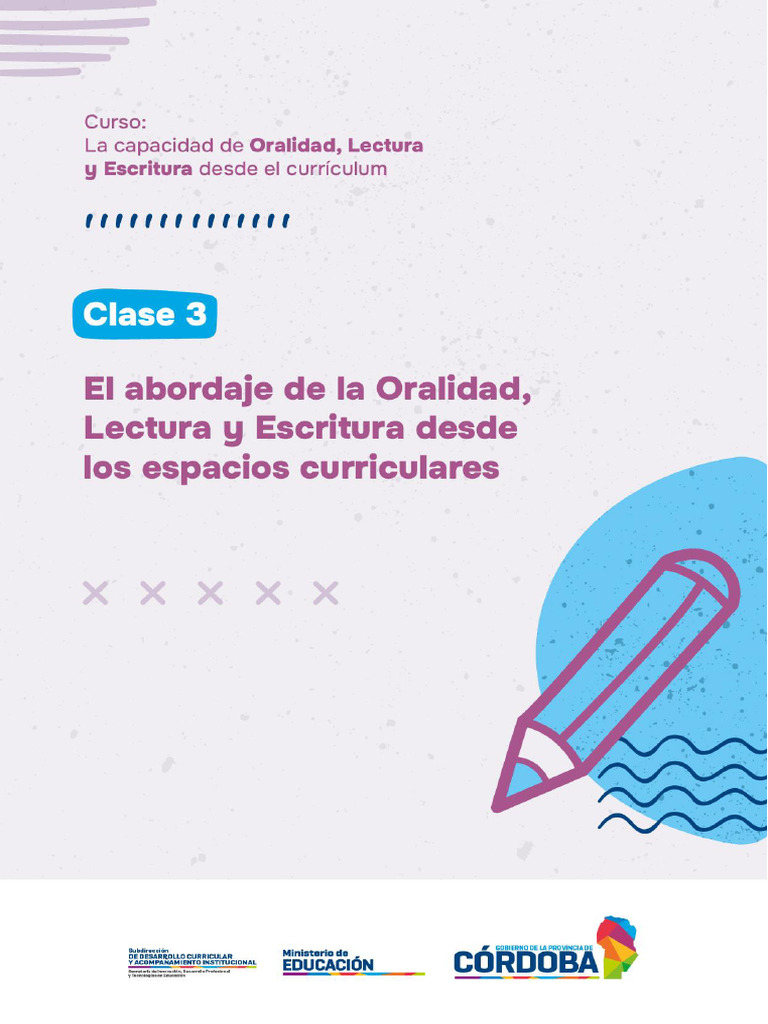 OLE - Clase 3 - Educación Secundaria - Lenguajes | PDF