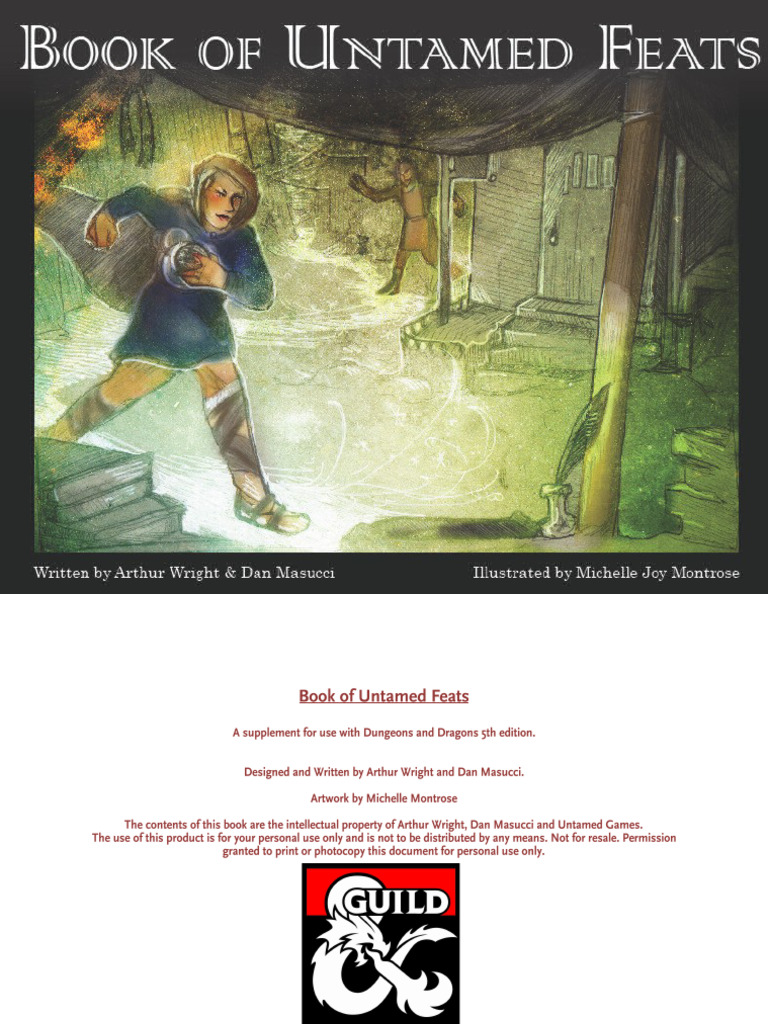 Untamed Games - Book of Untamed Feats | PDF