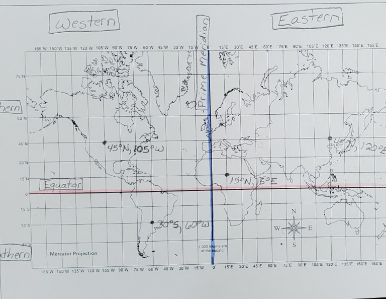 Latitude and Longitude Practice | PDF