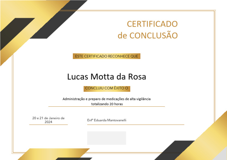 Certificado - Lucas | PDF