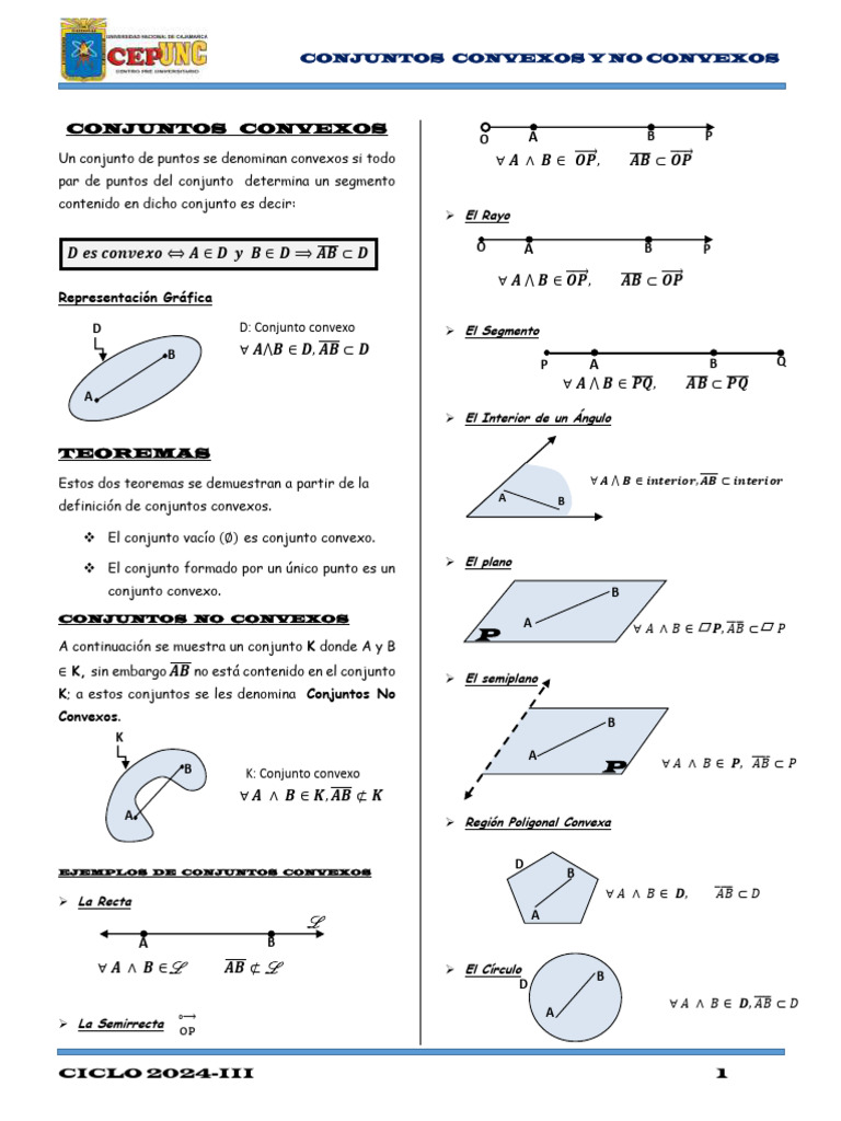 Conjuntos Convexos | PDF