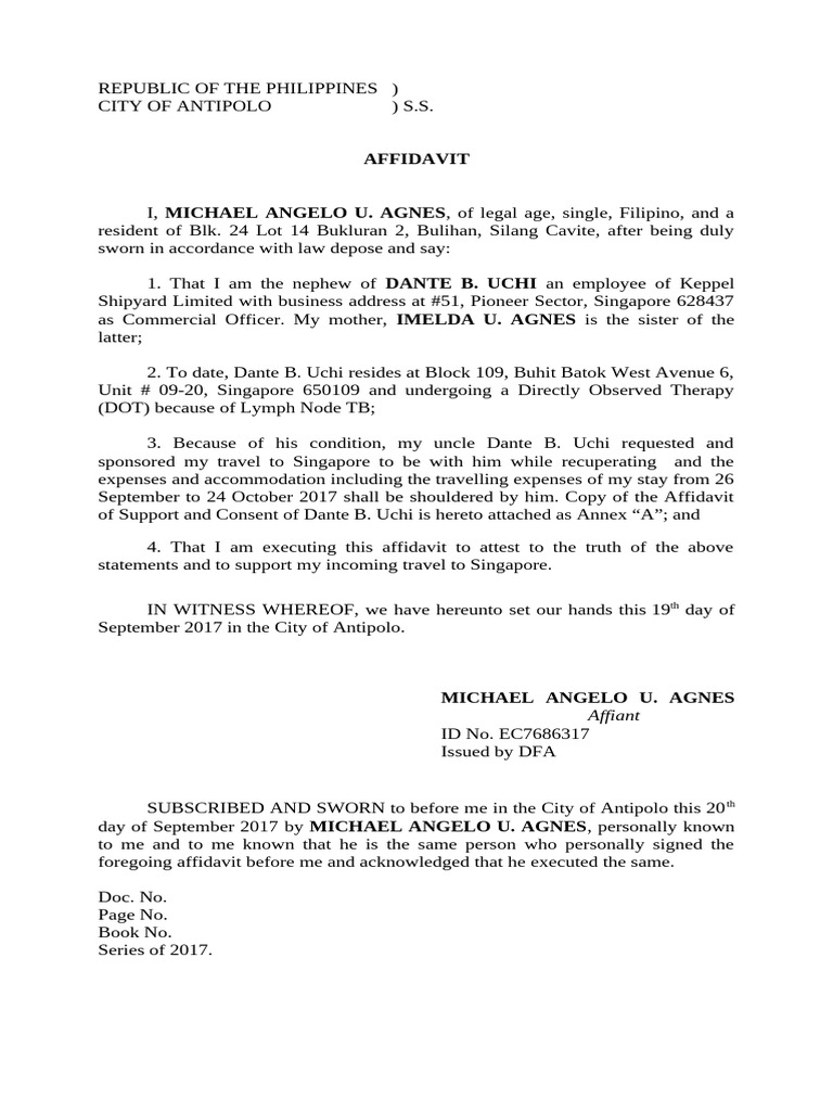Affidavit | PDF