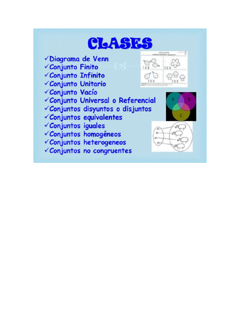 Clases de Conjuntos | PDF