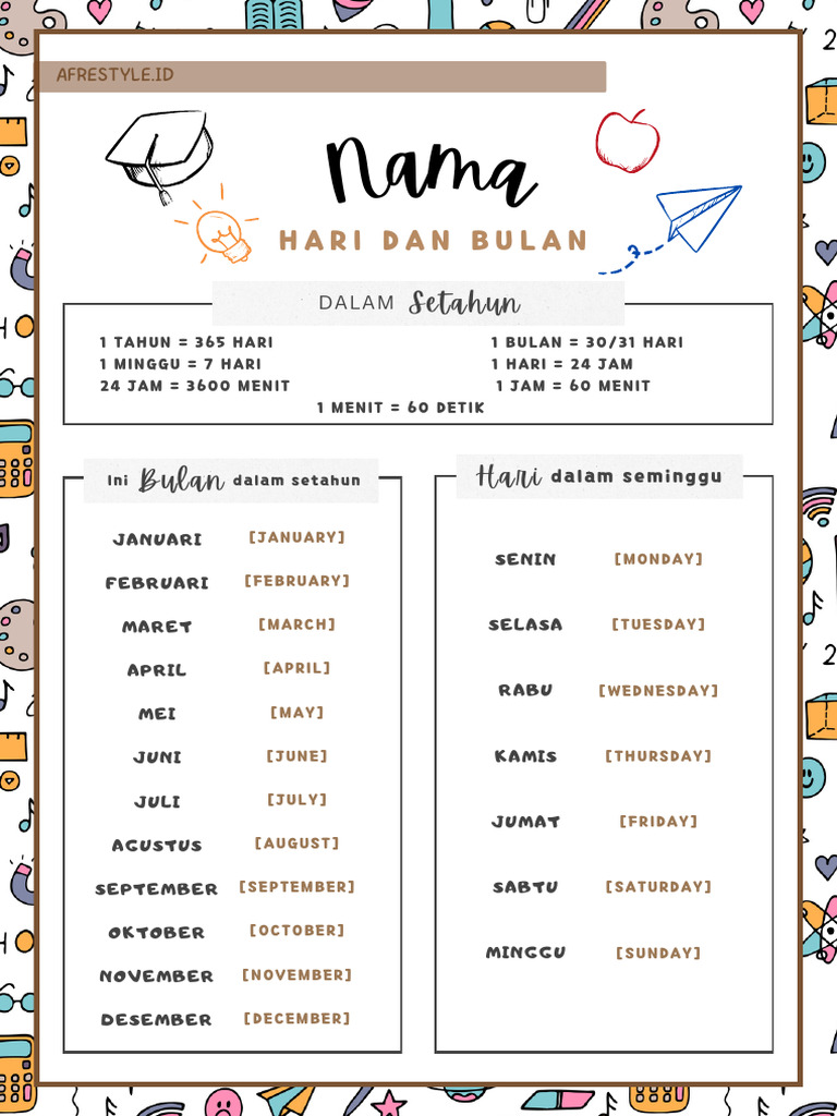 Bulan Dan Hari | PDF