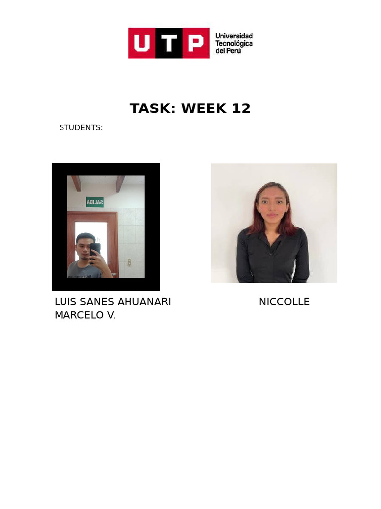 TASK 12 - Task Assignment - What's Their Daily Routine | PDF | Art | Mystery, Thriller & Crime ...