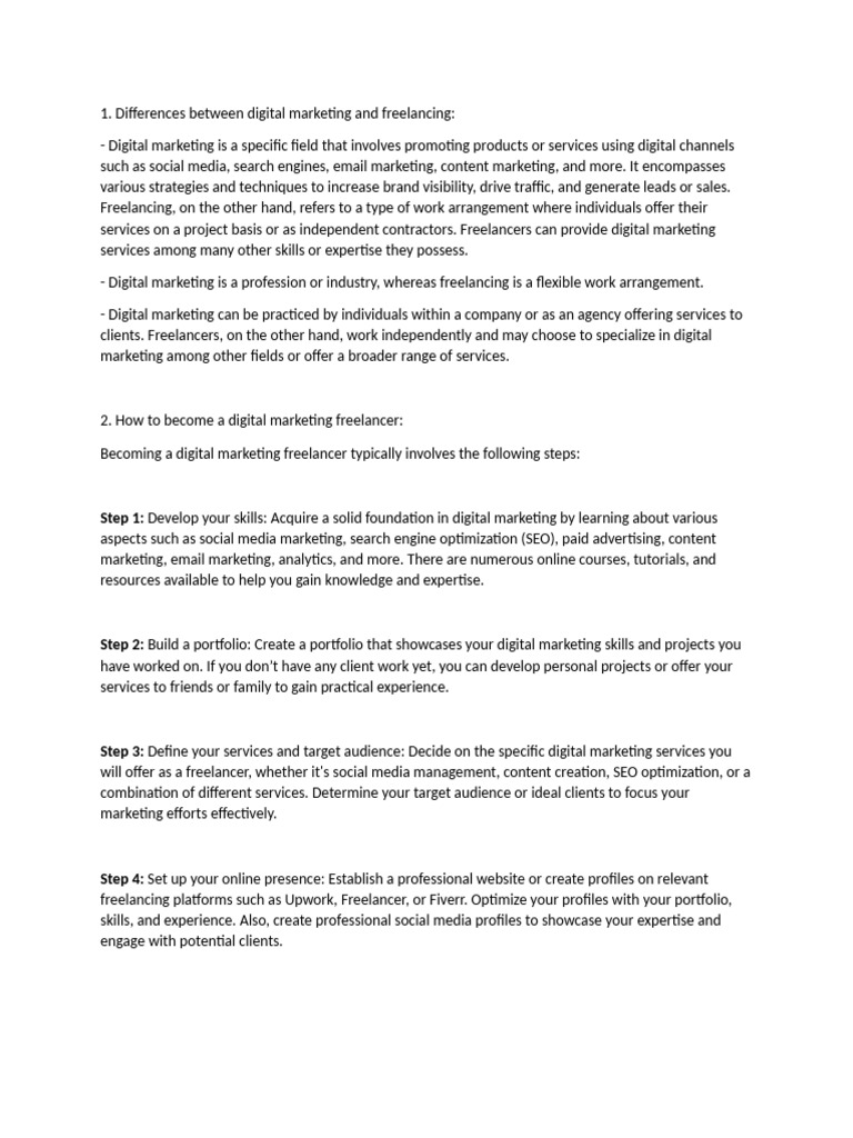 Digital Marketing Notes | PDF