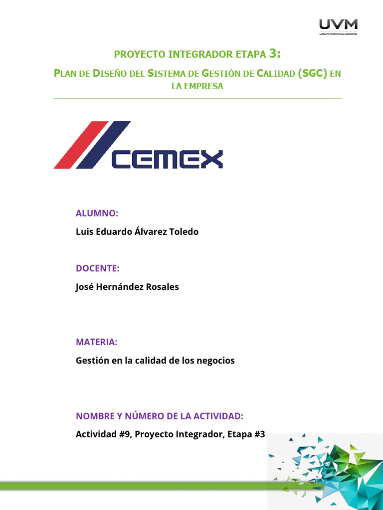 Proyecto Integrador Etapa 3, LEAT | PDF