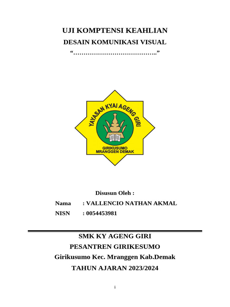 LAPORAN UKK Vallencio | PDF