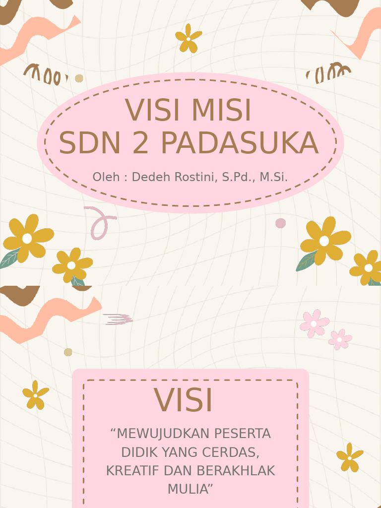 Visi Misi SDN 2 Padasuka | PDF