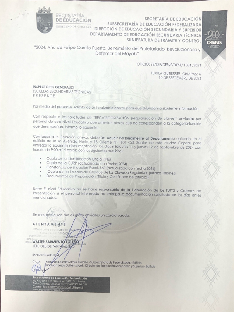 Regularización Sec 1 | PDF