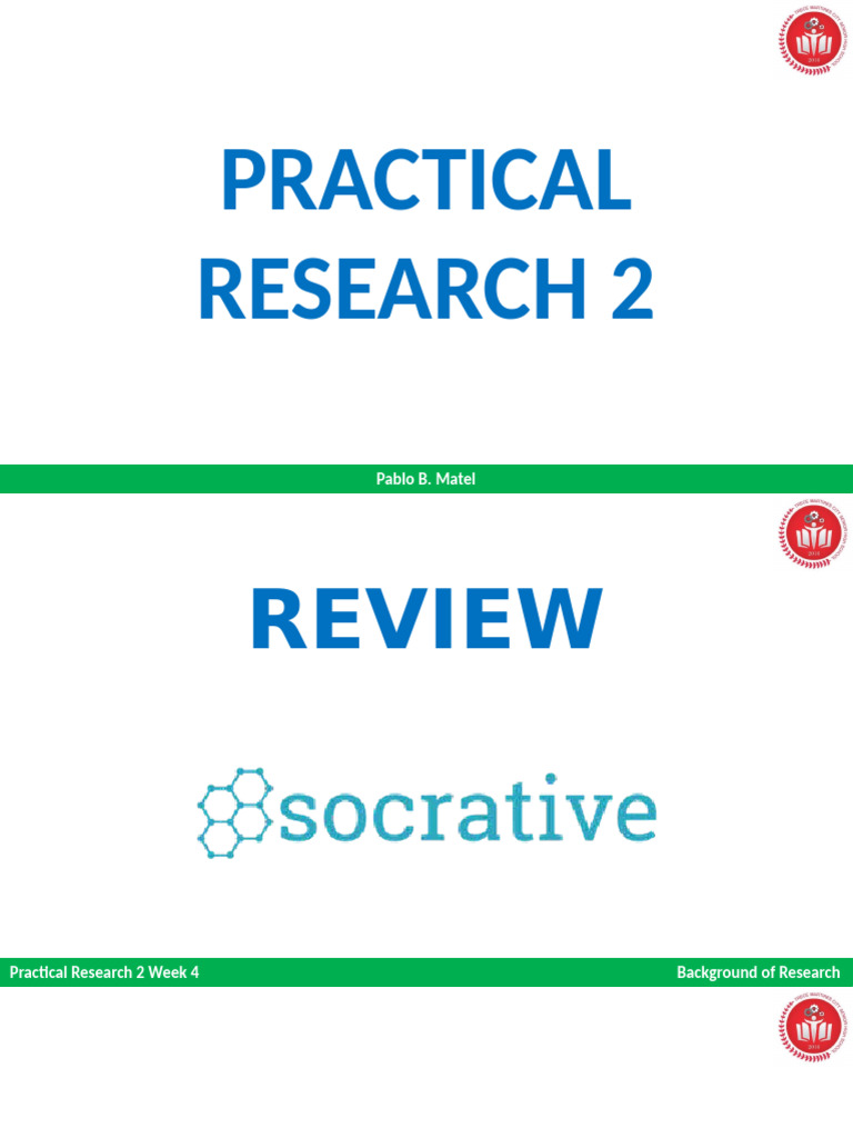 PR 2 - Background of Research | PDF
