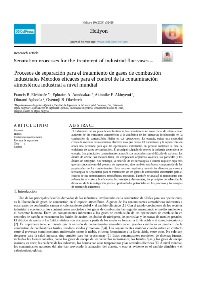 ESpañol - Heliyon | PDF