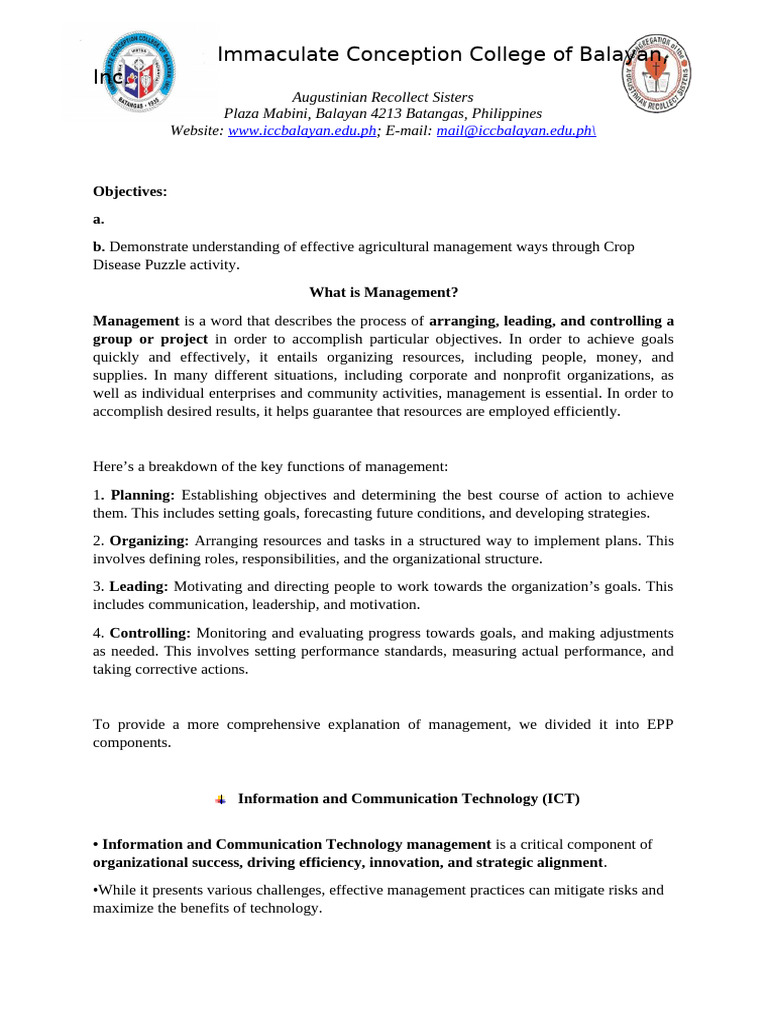 Epp Report Group 2 | PDF | Goal | Sustainability