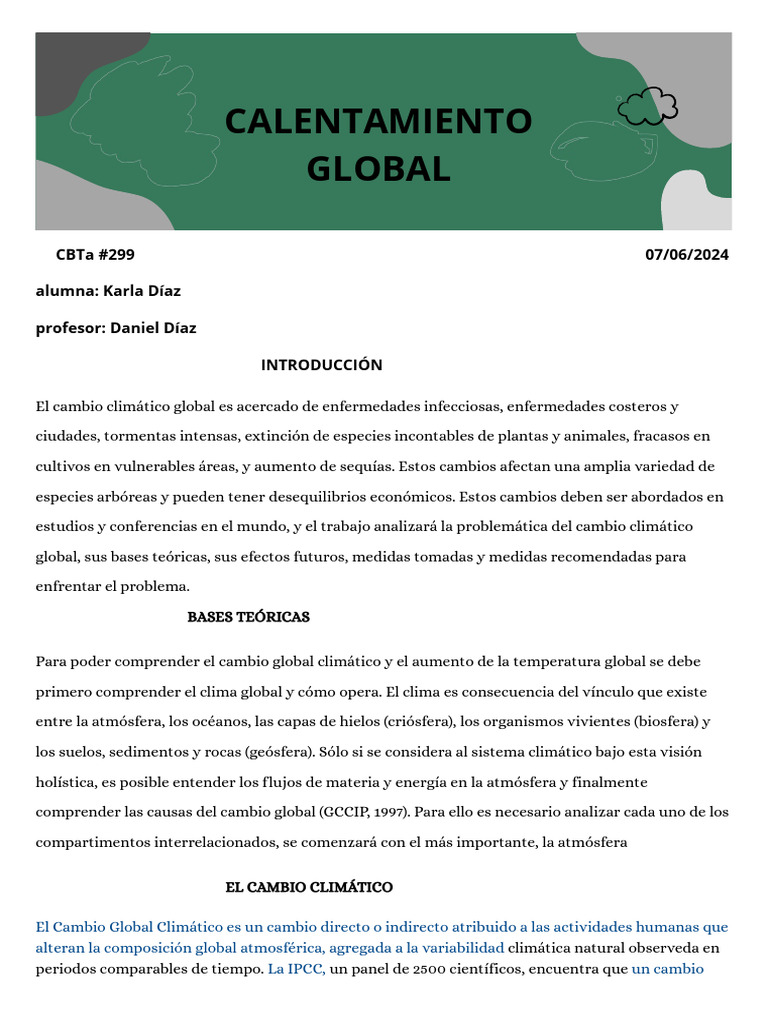 CALENTAMIENTO Global - 20240613 - 100212 - 0000 | PDF
