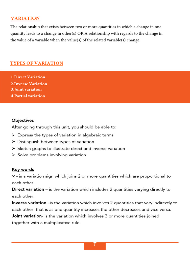 Variation Notes Online | PDF