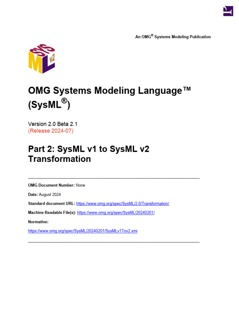 2b-SysML_v1_to_v2_Transformation | PDF
