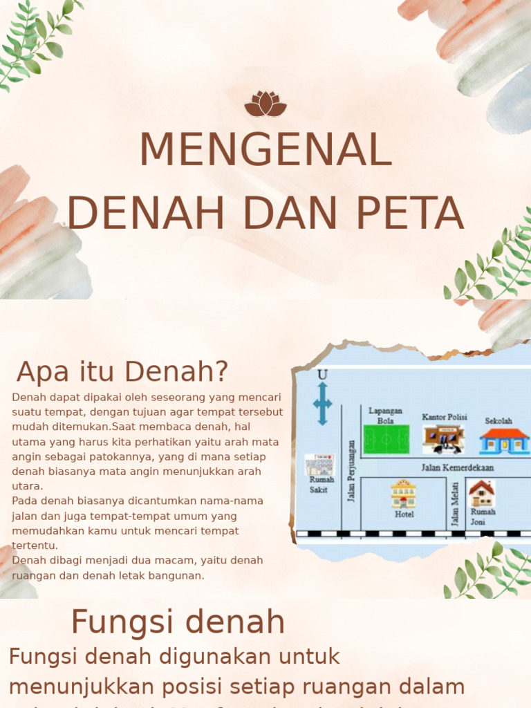 Mengenal Denah Dan Peta | PDF