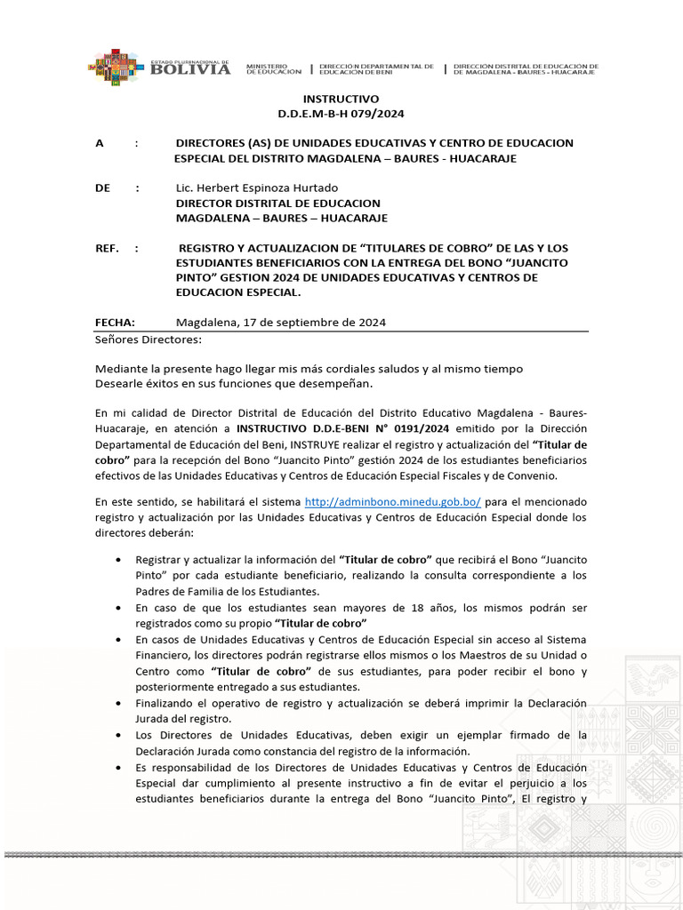 Instructivo #80 | PDF