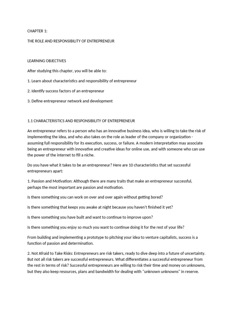 Entrp 15 Handouts | PDF | Entrepreneurship | Business