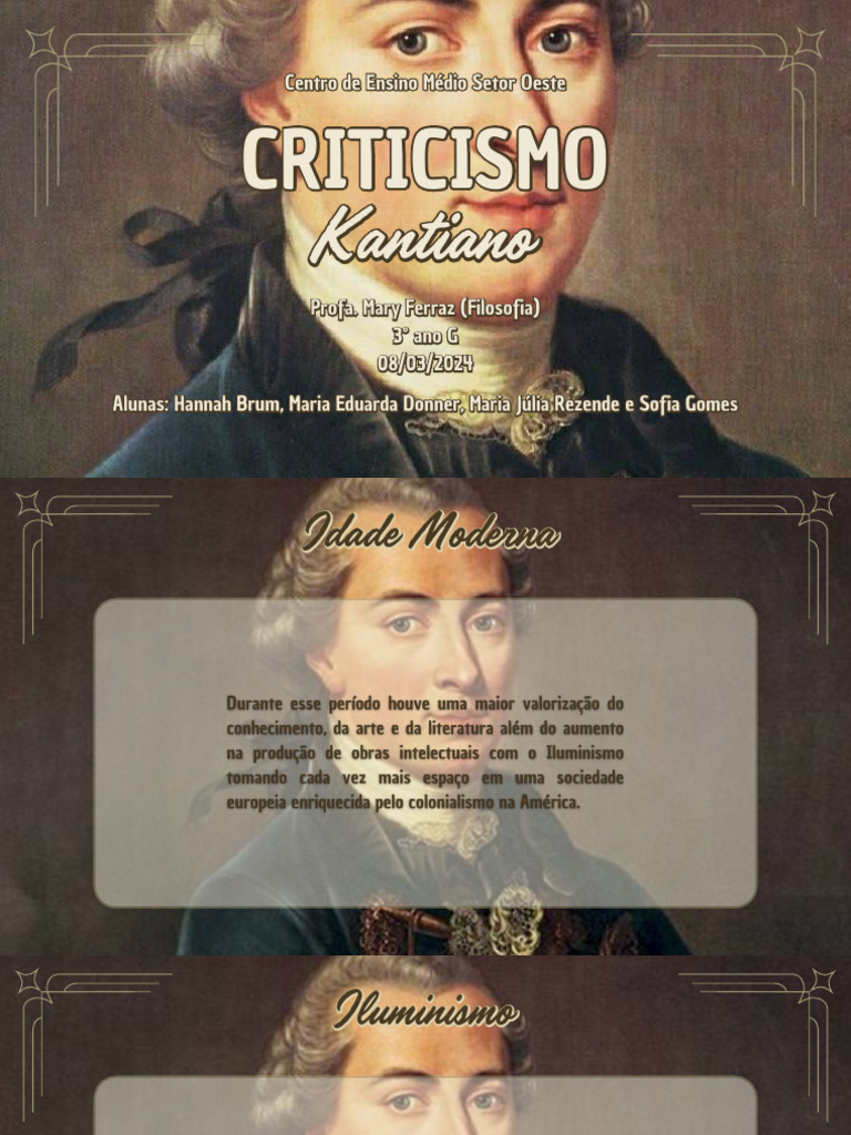 Criticismo Kantiano | PDF