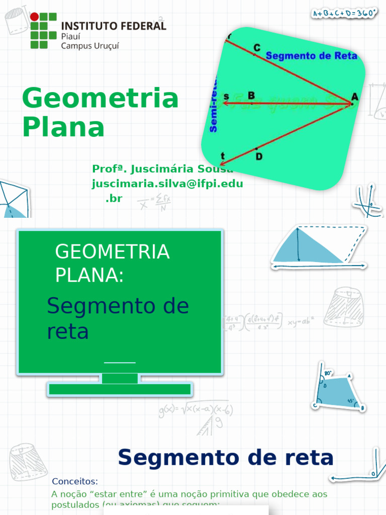 Aula 2 - Segmento de Retas | PDF