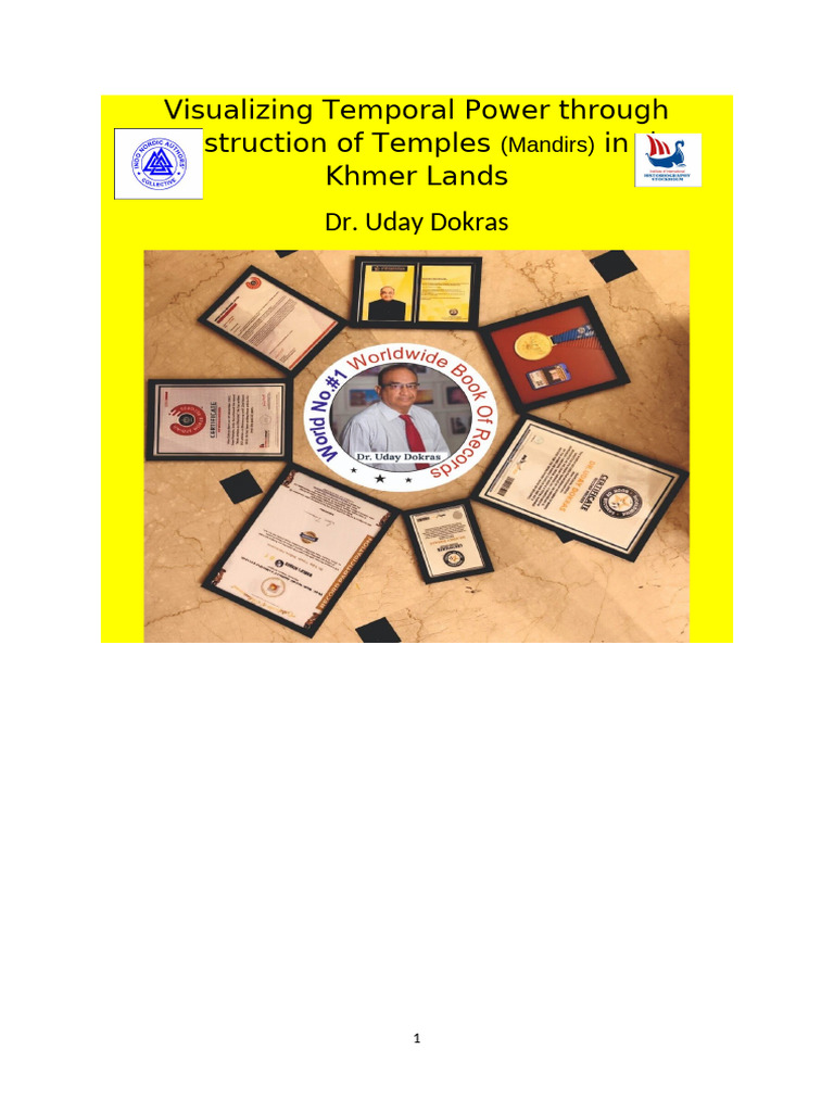 Visualizing Temporal Power Through Construction of Temples IMandirs ...