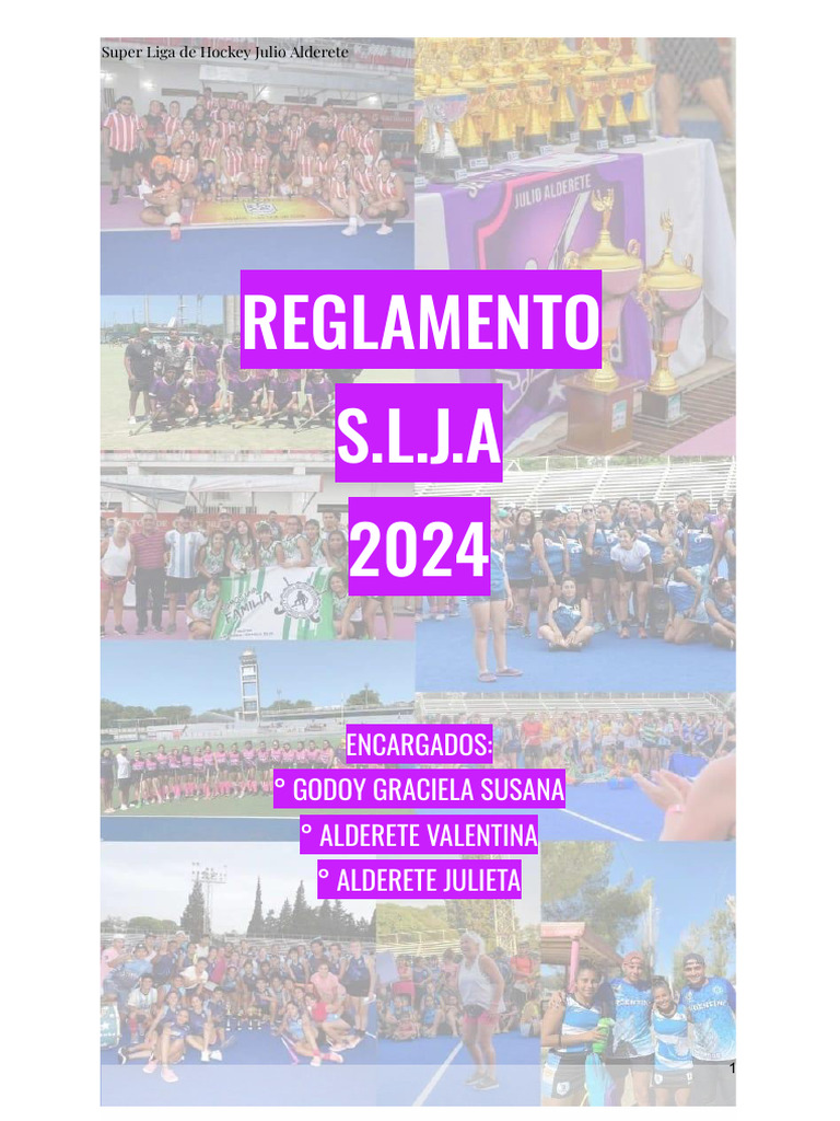 REGLAMENTO 2024 | PDF