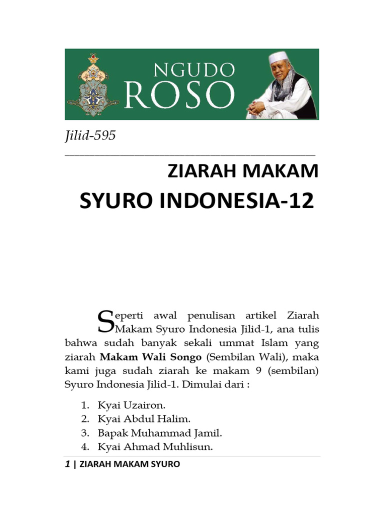 Ziarah Makam Syuro-12 | PDF