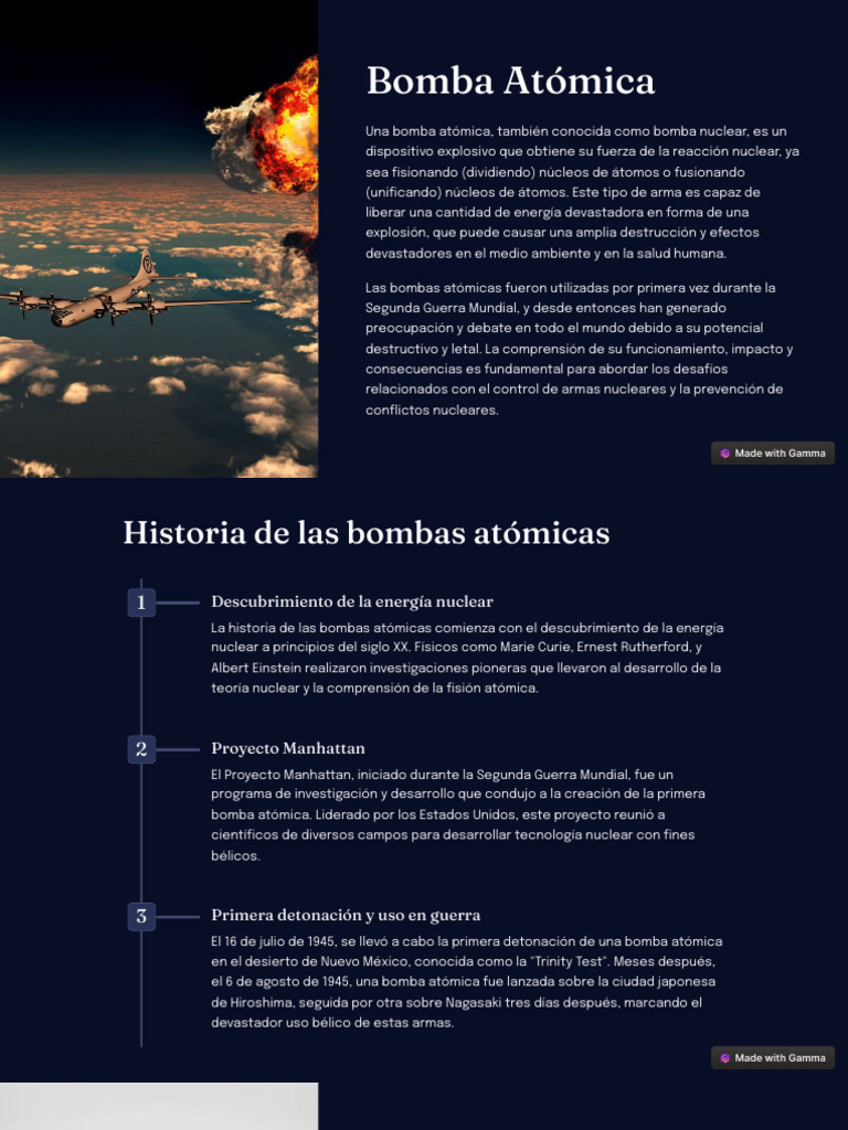 Bomba Atomica | PDF