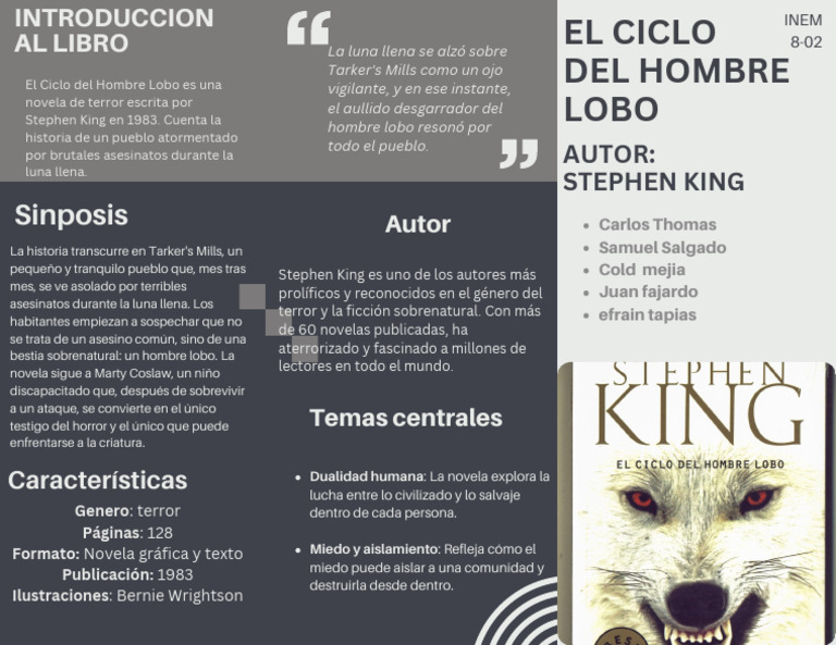 Ciclo Del Hombre Lobo | PDF