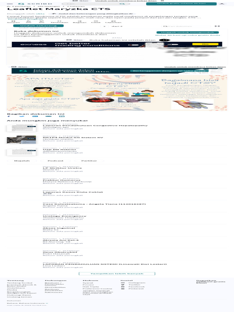 Leaflet Maryzka CTS PDF | PDF