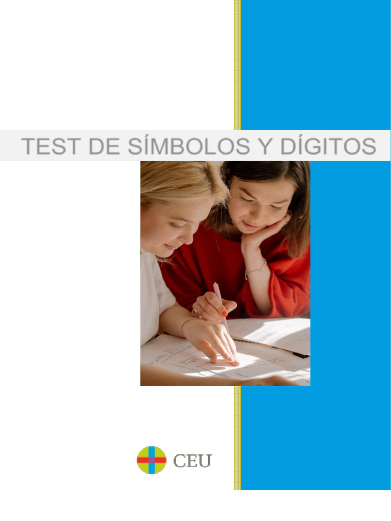 Test Simbolos Digitos Oporto USPCEU Material Docente 2023 | PDF