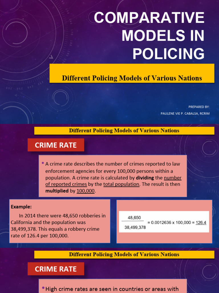 Comparative Models in Policing | PDF