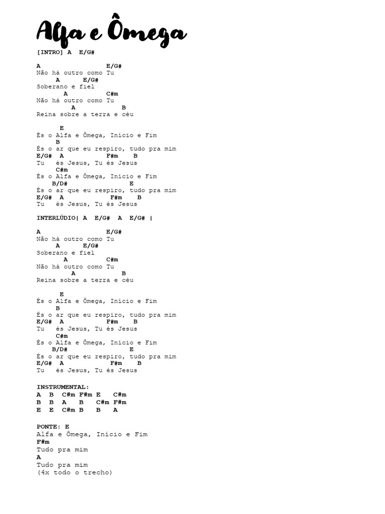 Alfa e Ômega | PDF