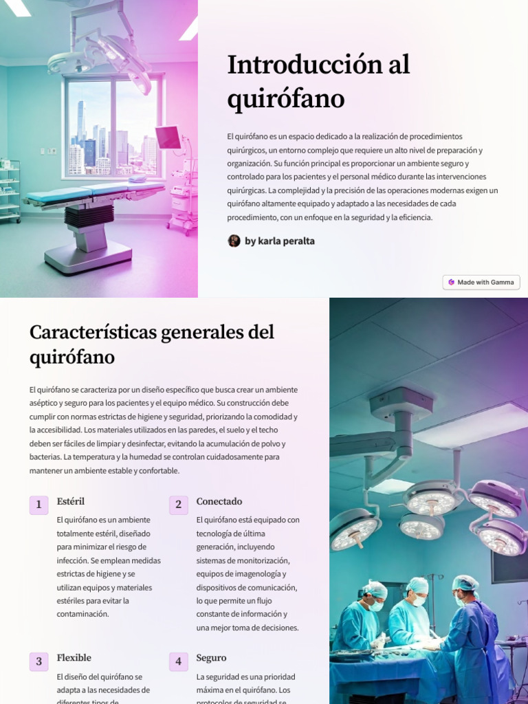 Introduccion Al Quirofano | PDF