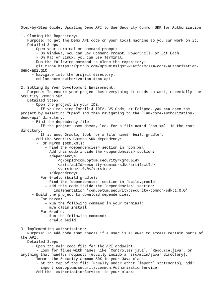 Security_SDK_Update_Steps | PDF