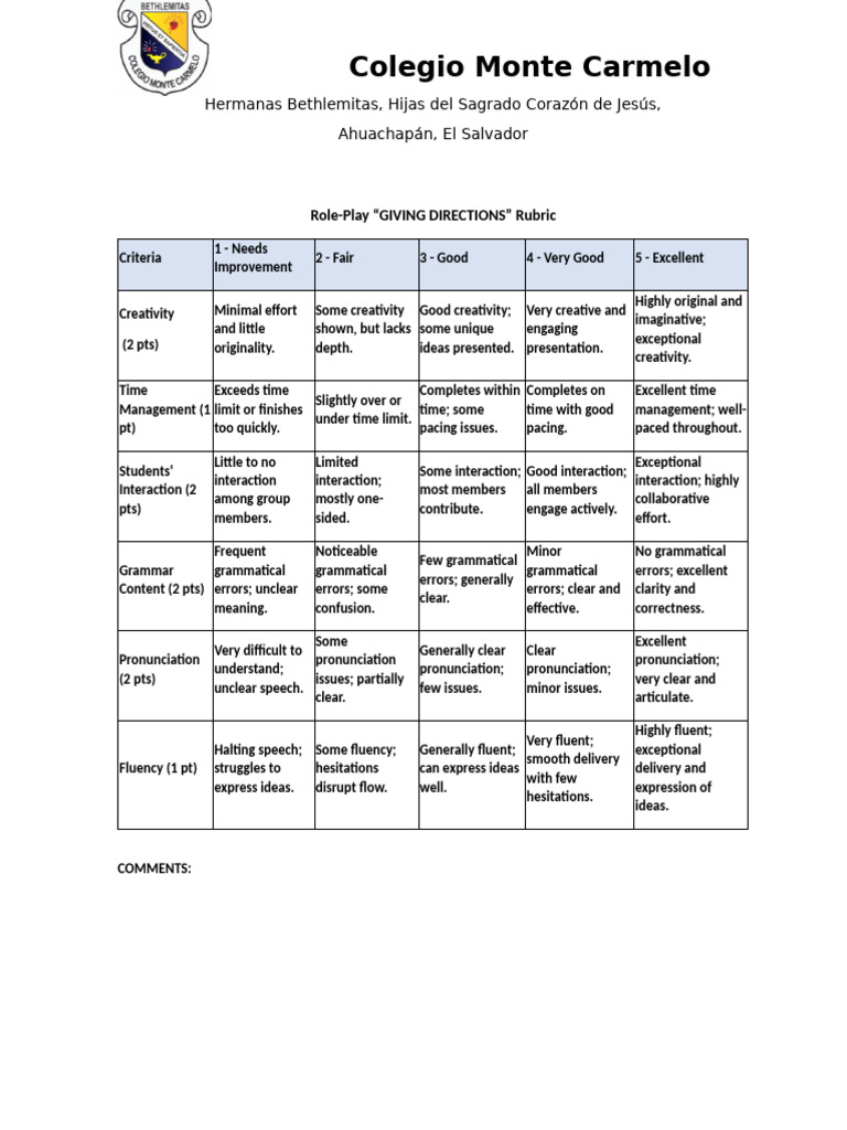 Role Play Presentation | PDF