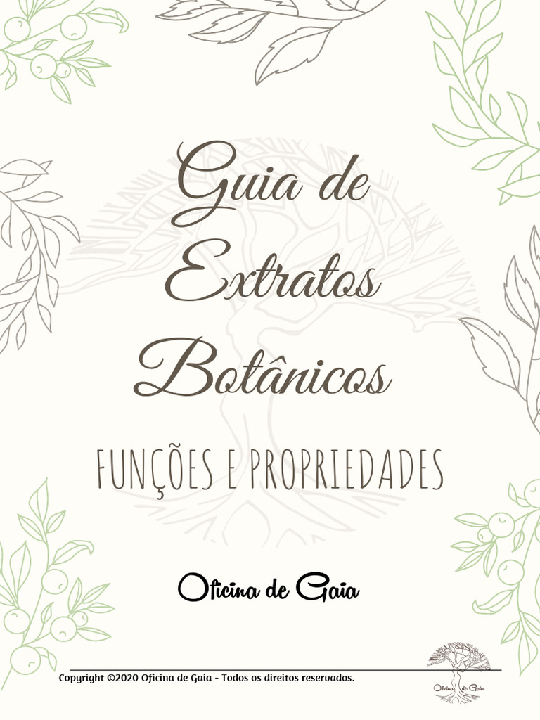 Guia de Extratos Botânicos 5.0 | PDF