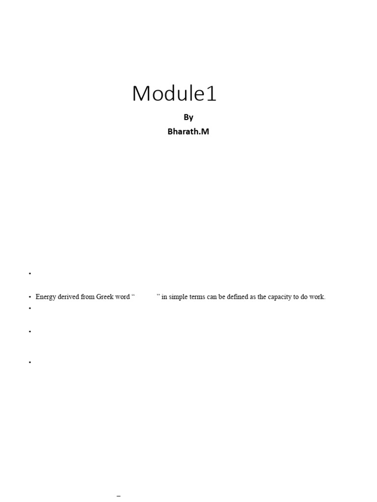Module1 | PDF