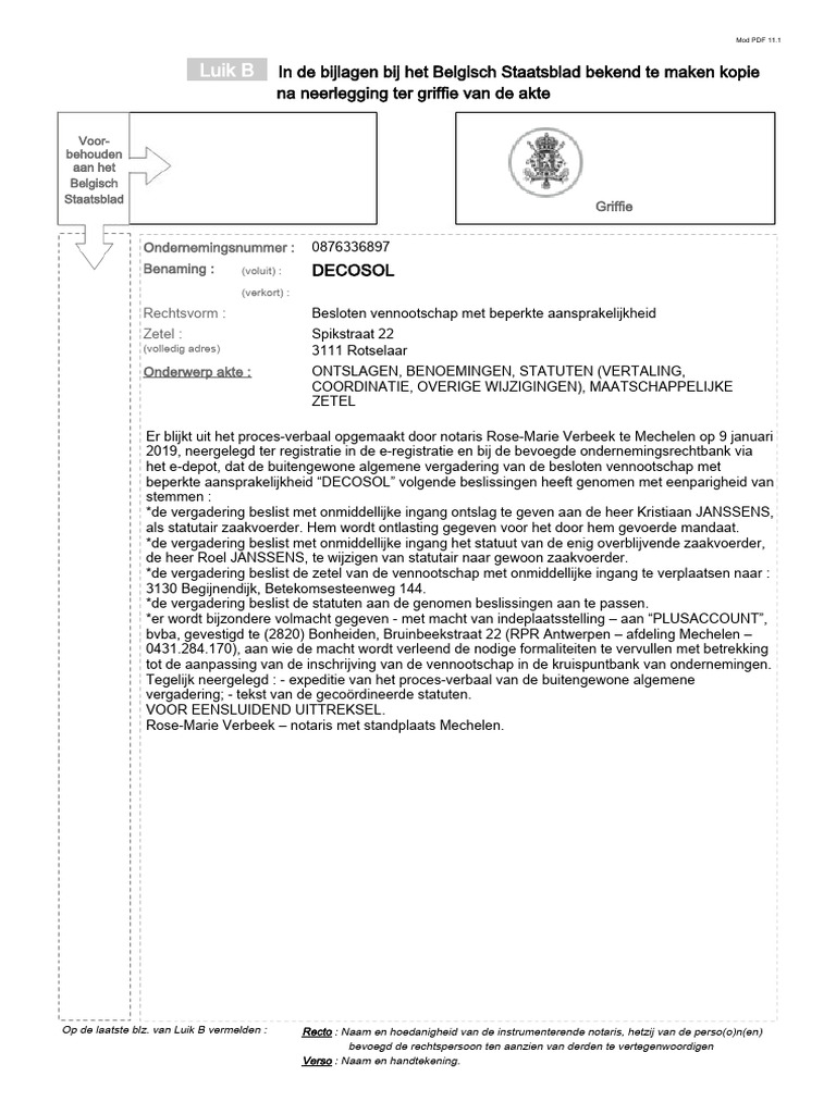 Staatsblad Januari 2019 | PDF