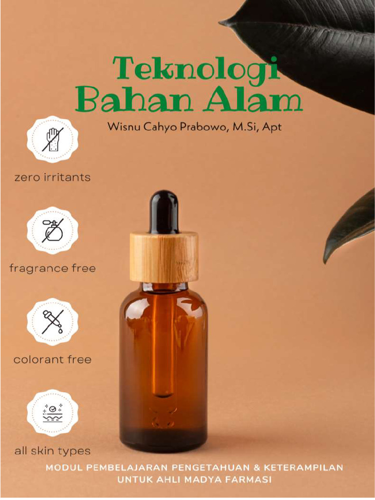 Modul Pembelajaran Praktik Teknologi Bahan Alam Farmasi | PDF