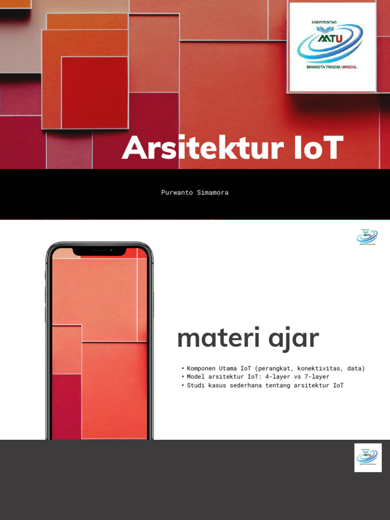 Pertemuan 2 - Arsitektur IoT | PDF