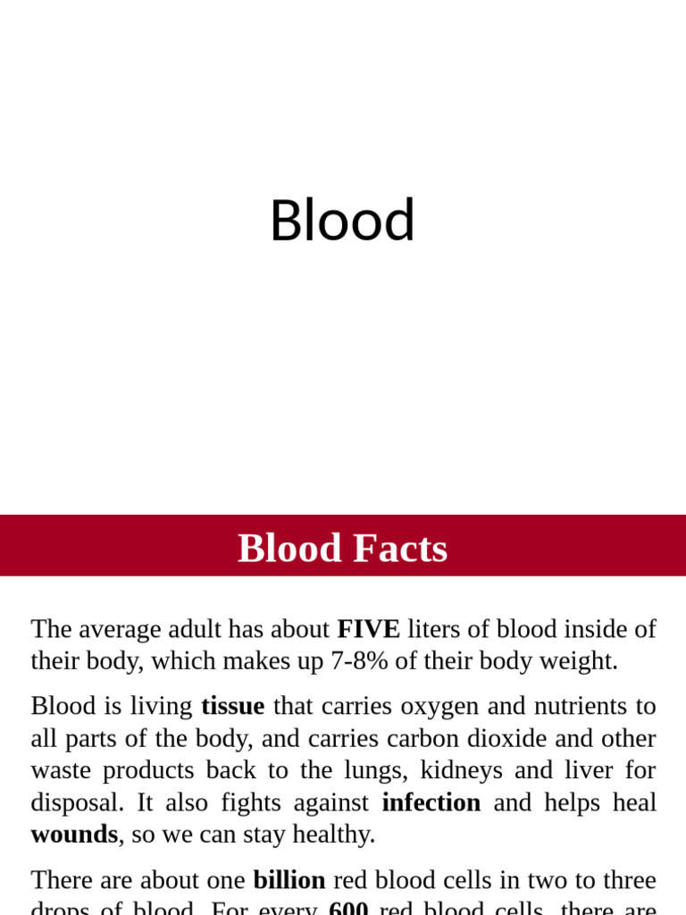 Blood | PDF