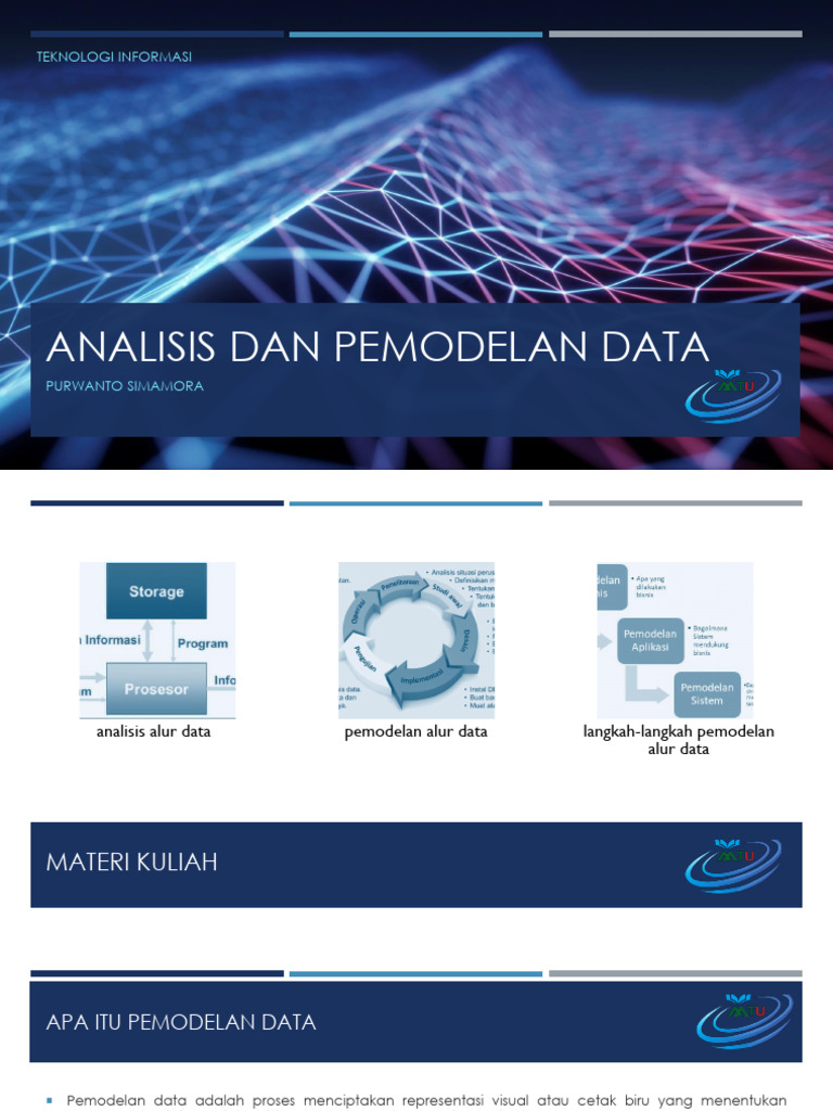 Pertemuan 5 - Analisis Dan Pemodelan Data | PDF